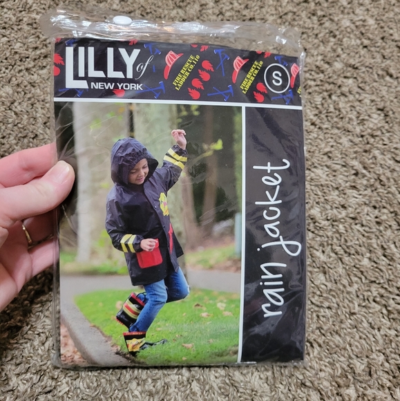 Jackets & Coats | 215 Fireman Rain Jacket Boys Small Firefighter 10 Pvc ...